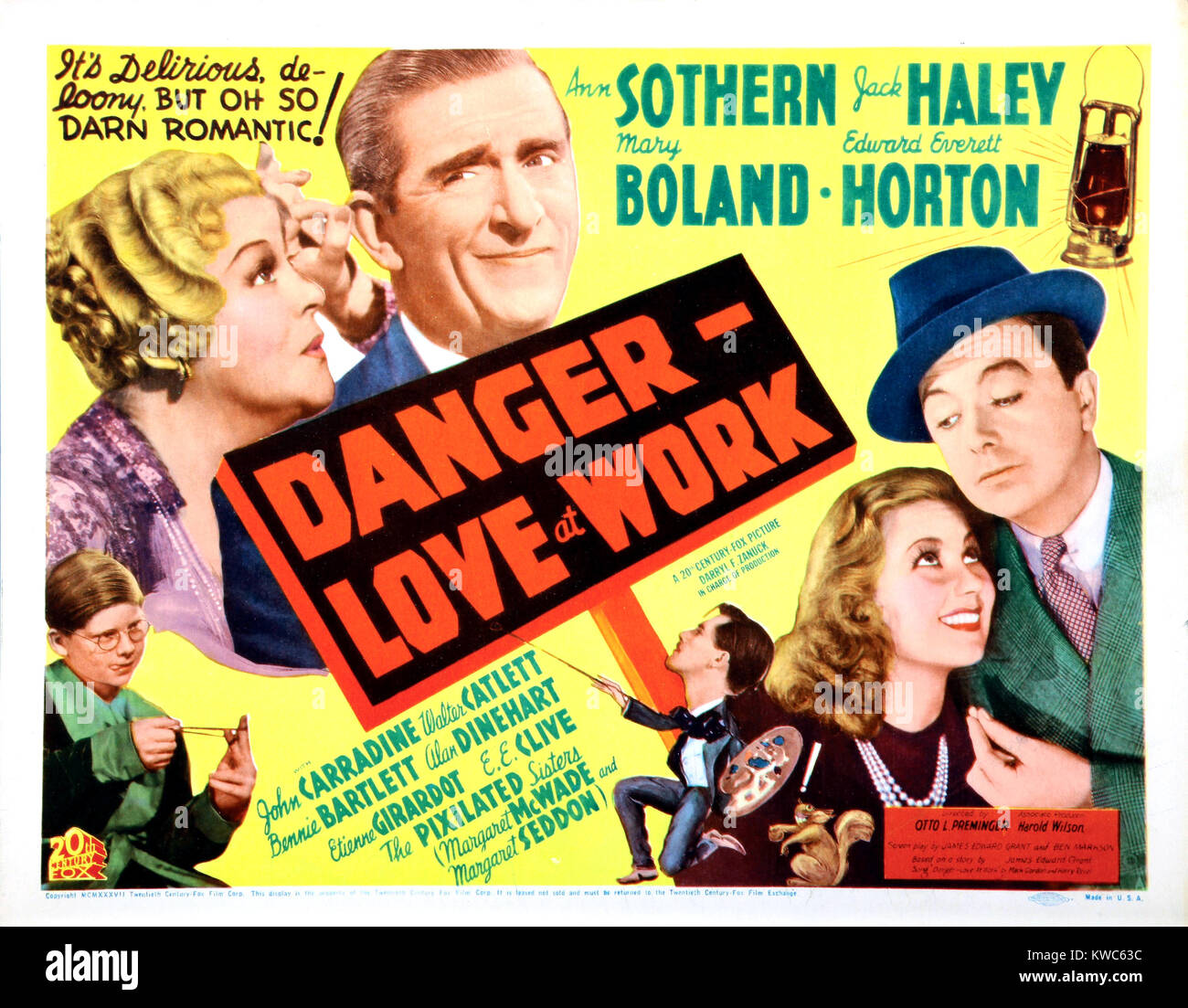 Danger Love At Work Mary Boland Edward Everett Horton Ann Sothern Jack Haley Benny 