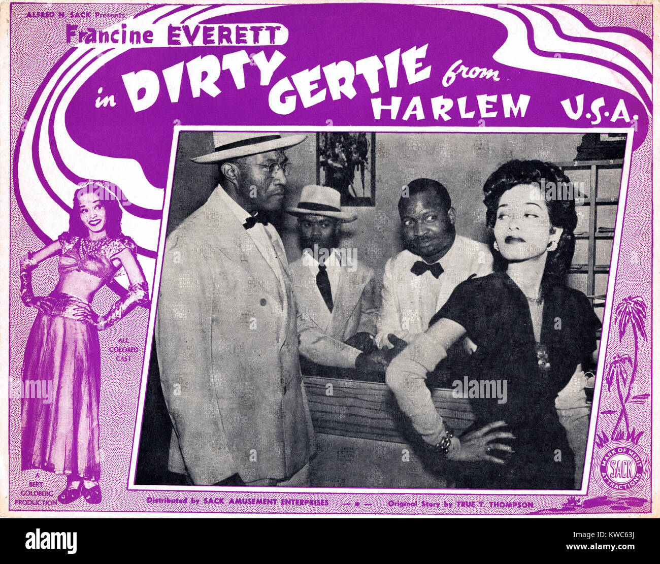 DIRTY GERTIE FROM HARLEM, USA, Francine Everett, 1946 Stock Photo - Alamy