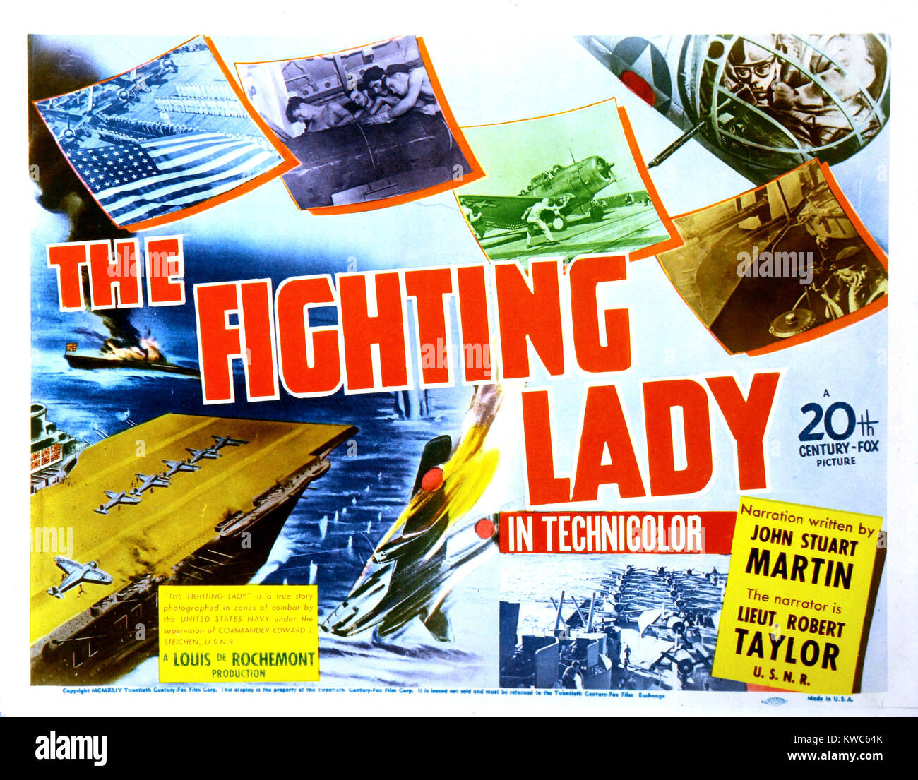 THE FIGHTING LADY, World War II documentary, 1944, TM and Copyright (c ...