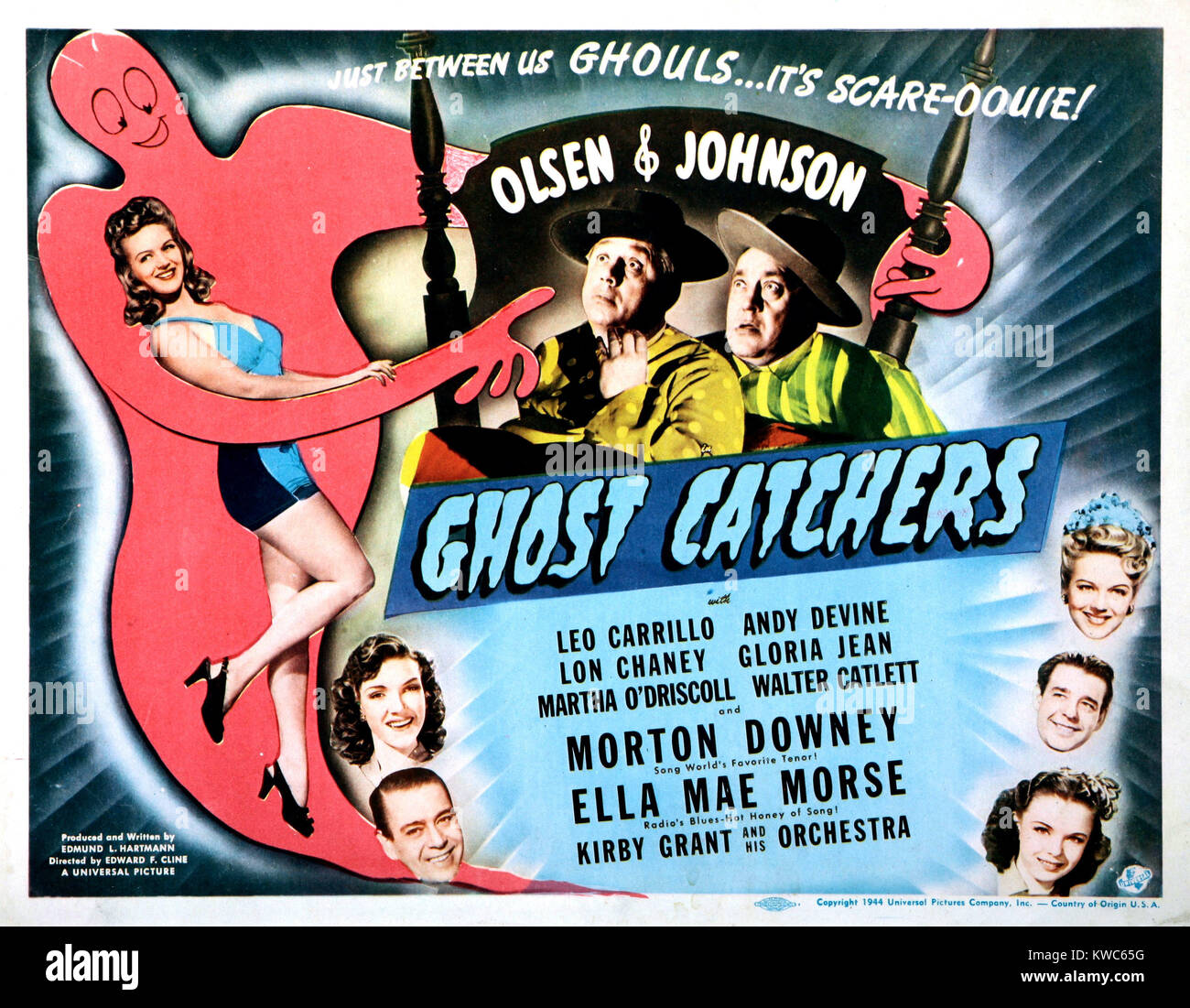 GHOST CATCHERS, Ole Olsen, Chic Johnson, 1944 Stock Photo - Alamy