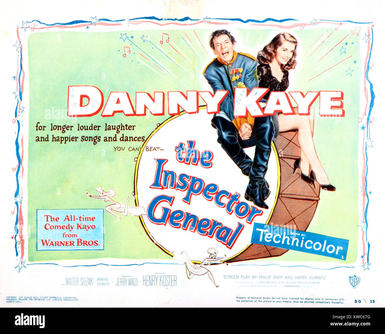THE INSPECTOR GENERAL, Danny Kaye, Barbara Bates, 1949 Stock Photo - Alamy