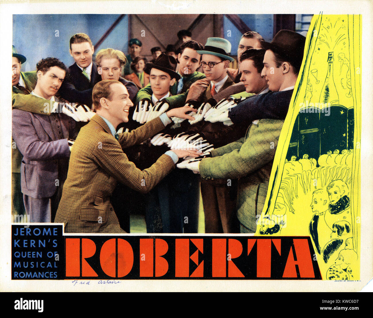 ROBERTA, from left, Candy Candido, Fred Astaire, 1935 Stock Photo - Alamy