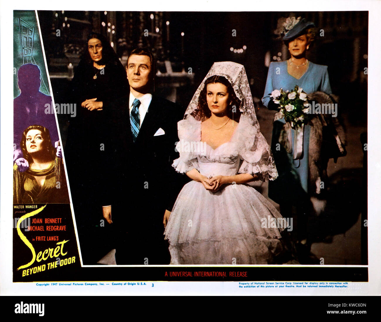 SECRET BEYOND THE DOOR, Rosa Rey, Michael Redgrave, Joan Bennett ...