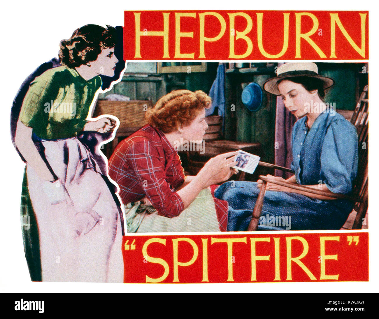 SPITFORE, US lobbycard, from left: Katharine Hepburn, Sara Haden, 1934 ...