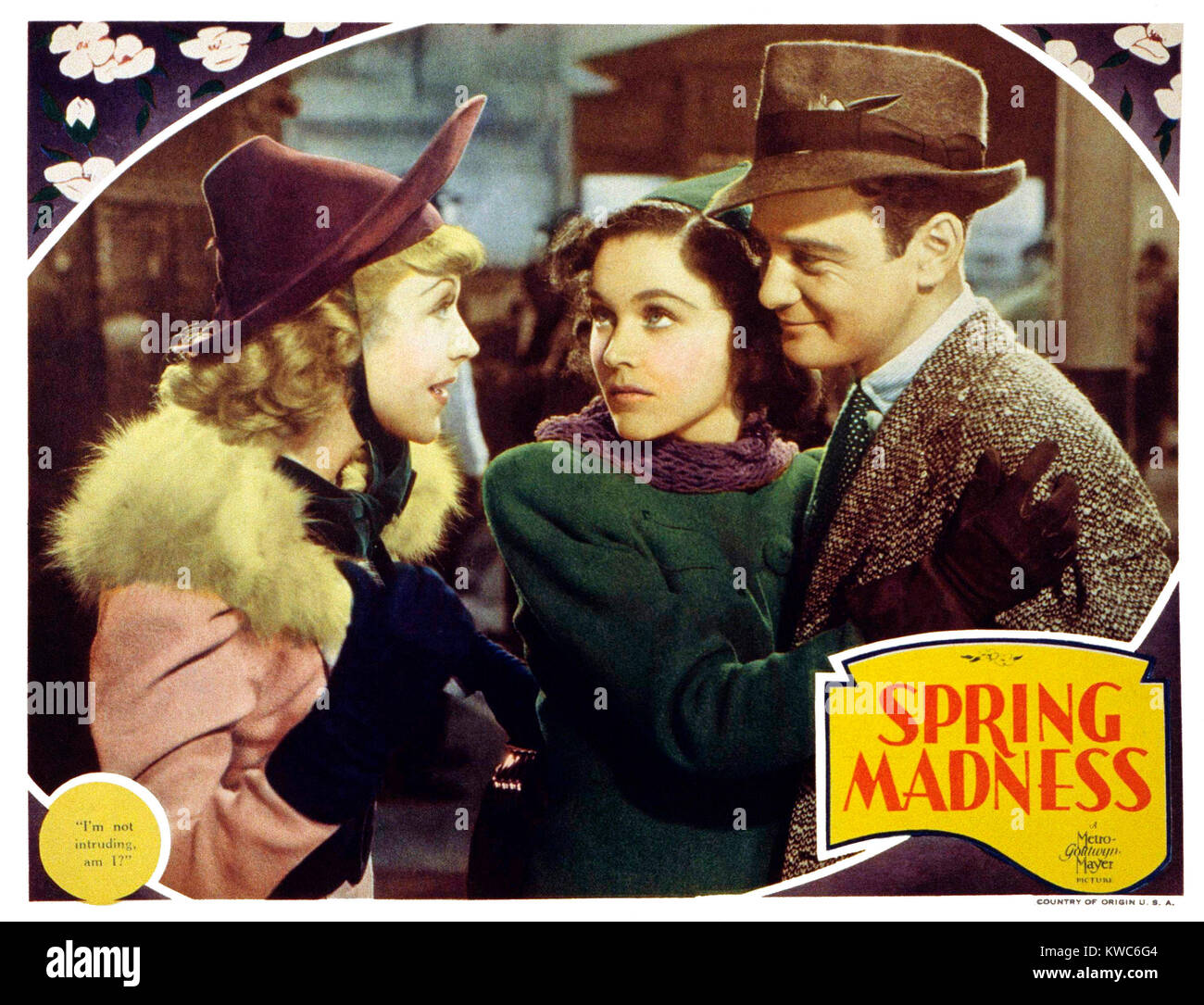 SPRING MADNESS, US lobbycard, from left: Joyce Compton, Maureen O ...