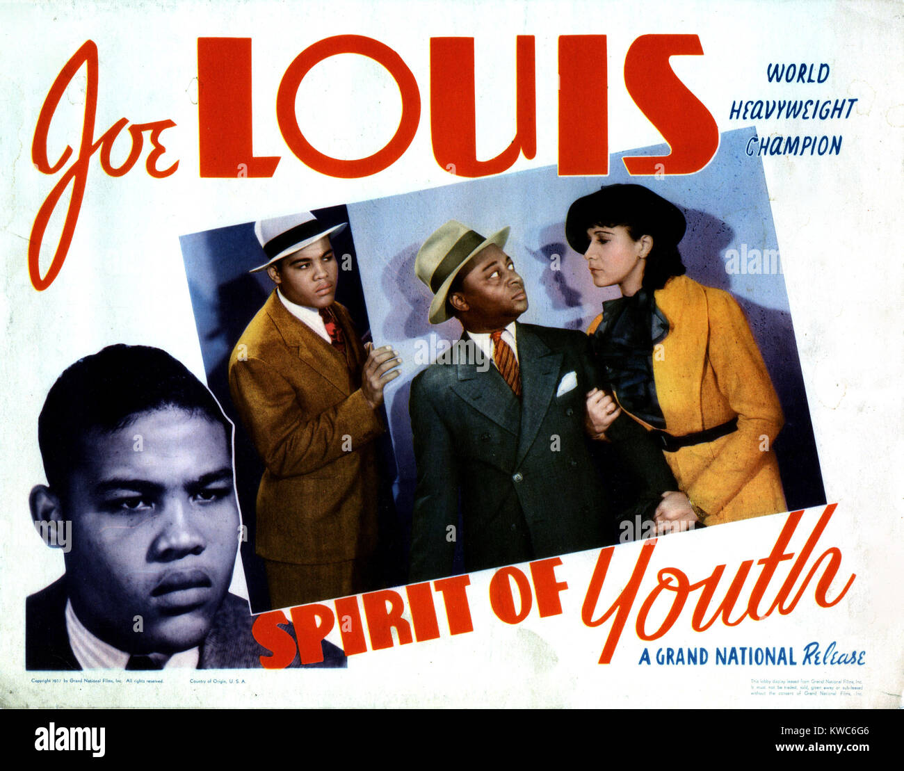 SPIRIT OF YOUTH, Joe Louis, Mantan Moreland, Edna Mae Harris, 1938 ...