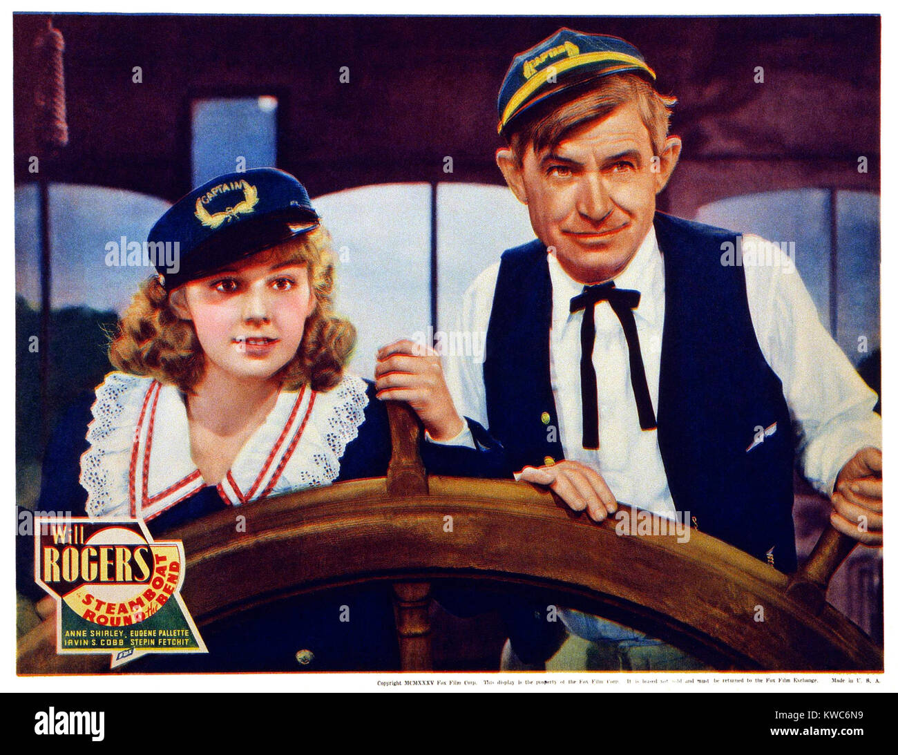 STEAMBOAT ROUND THE BEND, US lobbycard, from left: Anne Shirley, Will ...