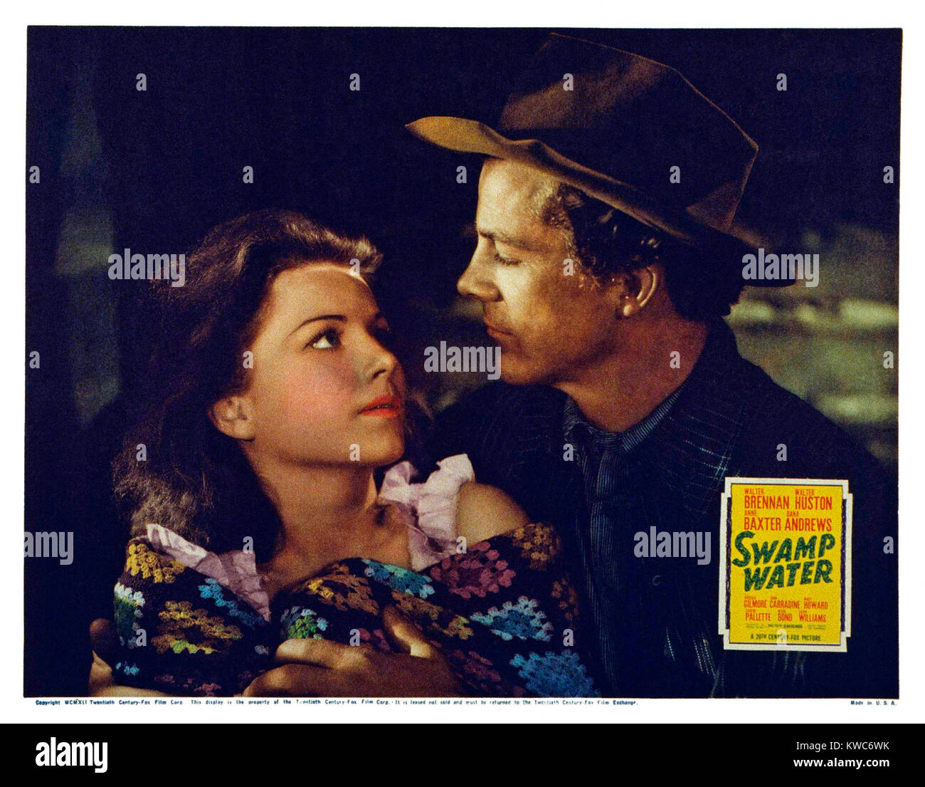 Swamp Water Us Lobbycard From Left Anne Baxter Dana Andrews 1941 Tm And Copyright © 20th