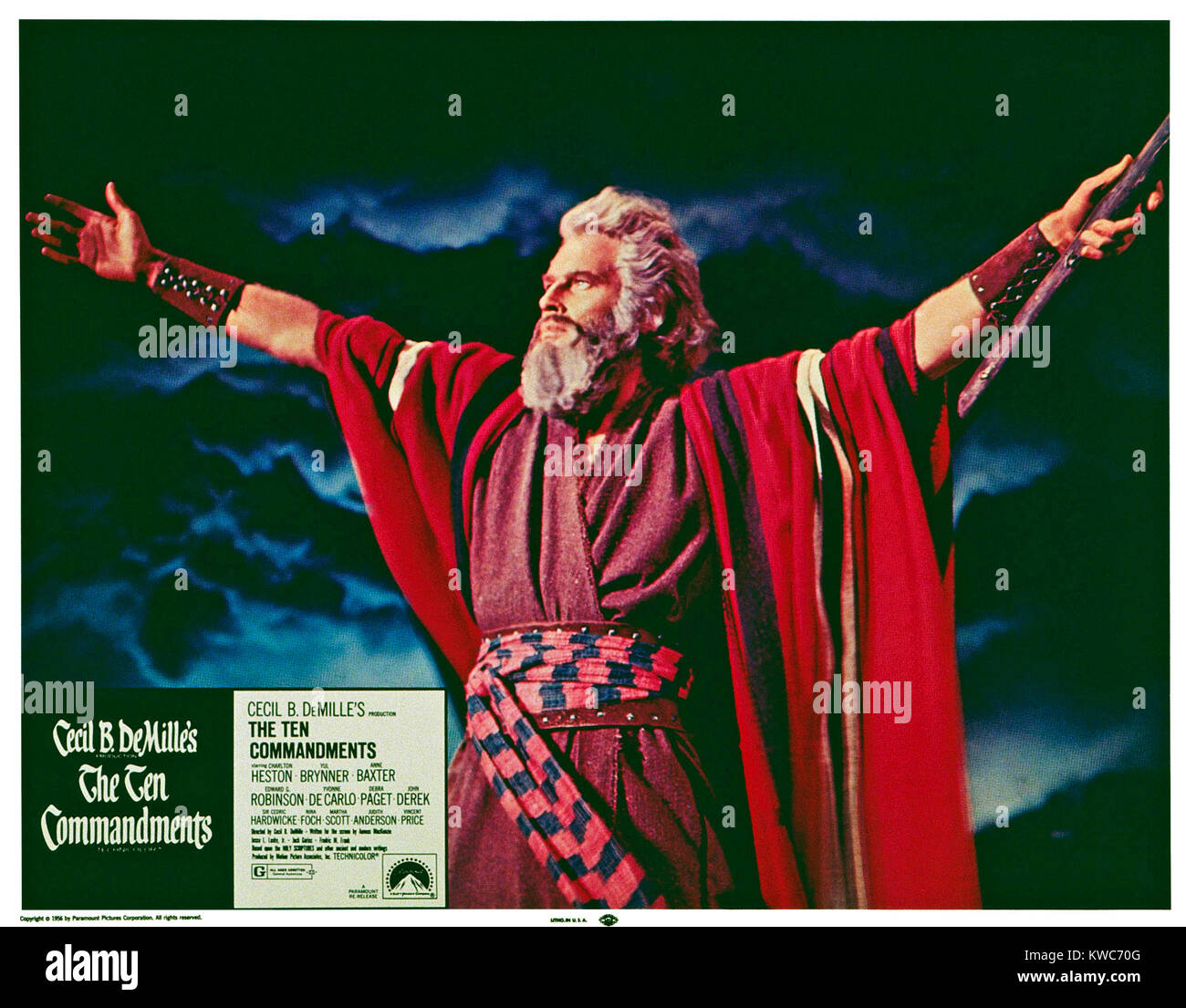 The ten commandments 1956 poster hi-res stock photography and images ...