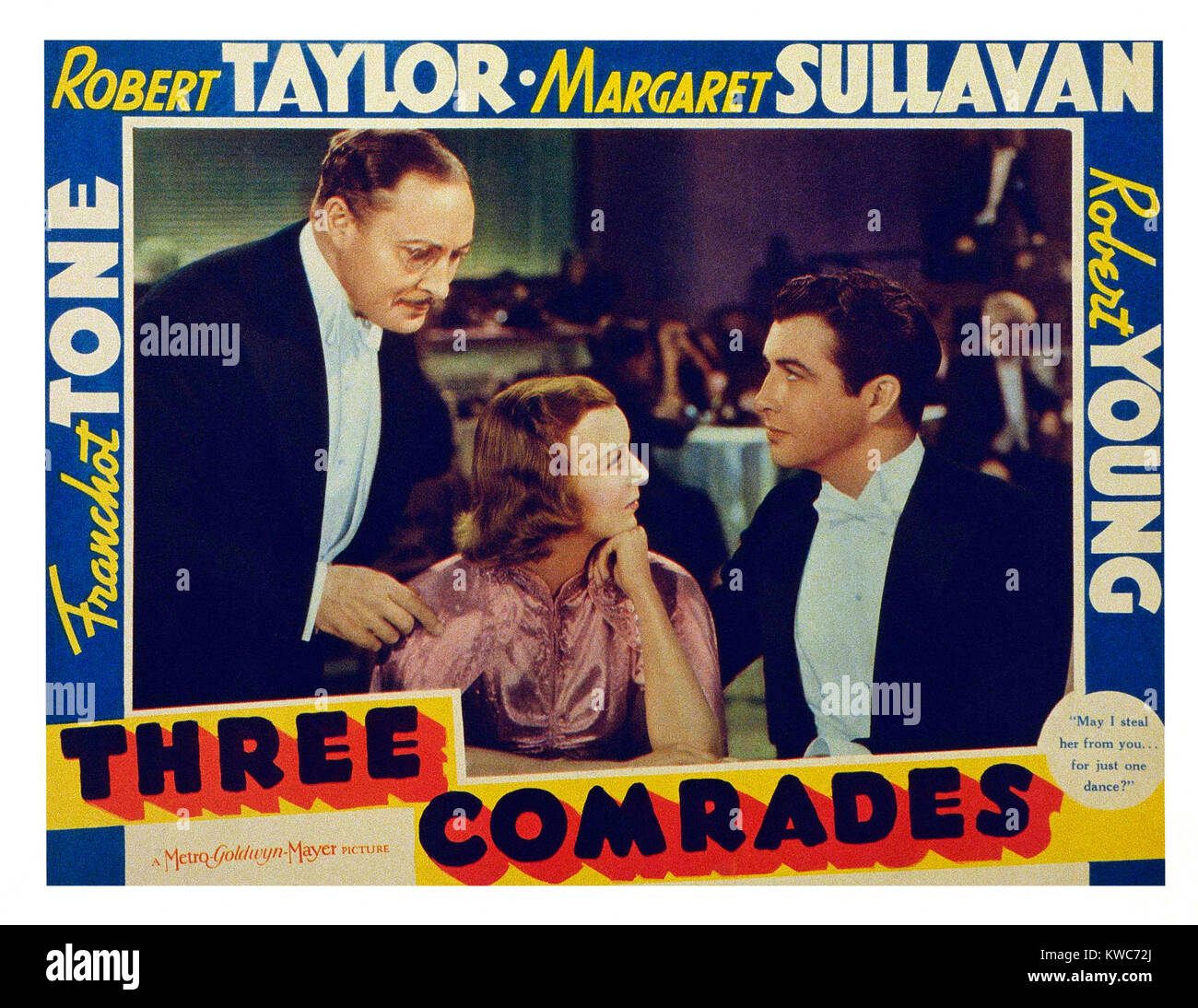 THREE COMRADES, US lobbycard, from left: Lionel Atwill, Margaret ...