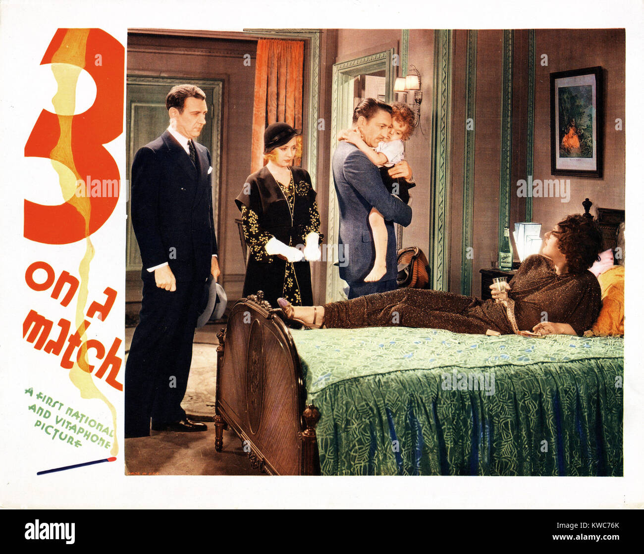 THREE ON A MATCH, Joan Blondell, Warren William, Buster Phelps, Ann ...
