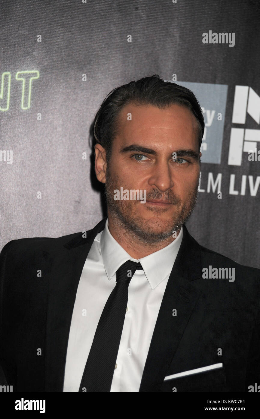 NEW YORK, NY - OCTOBER 04: Joaquin Phoenix attends the 'Inherent Vice ...