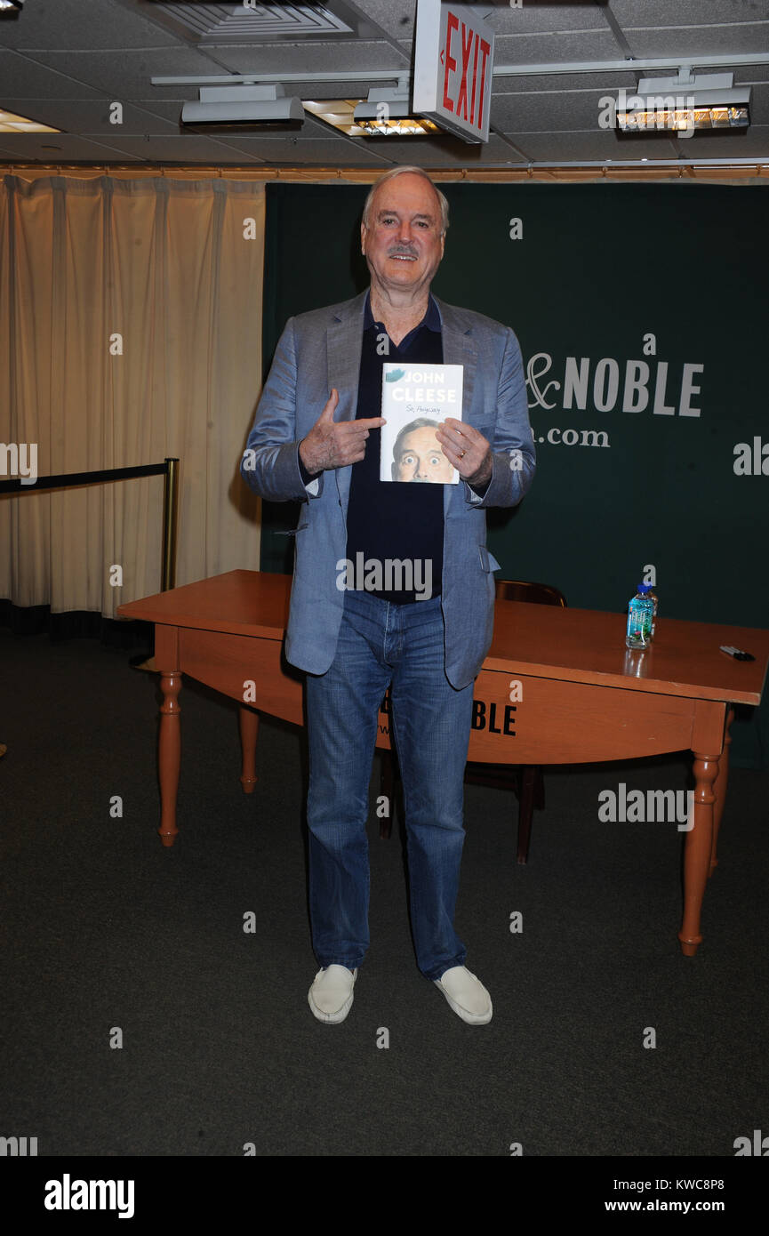 NEW YORK, NY - NOVEMBER 04: Actor/comedian John Cleese signs copies of ...