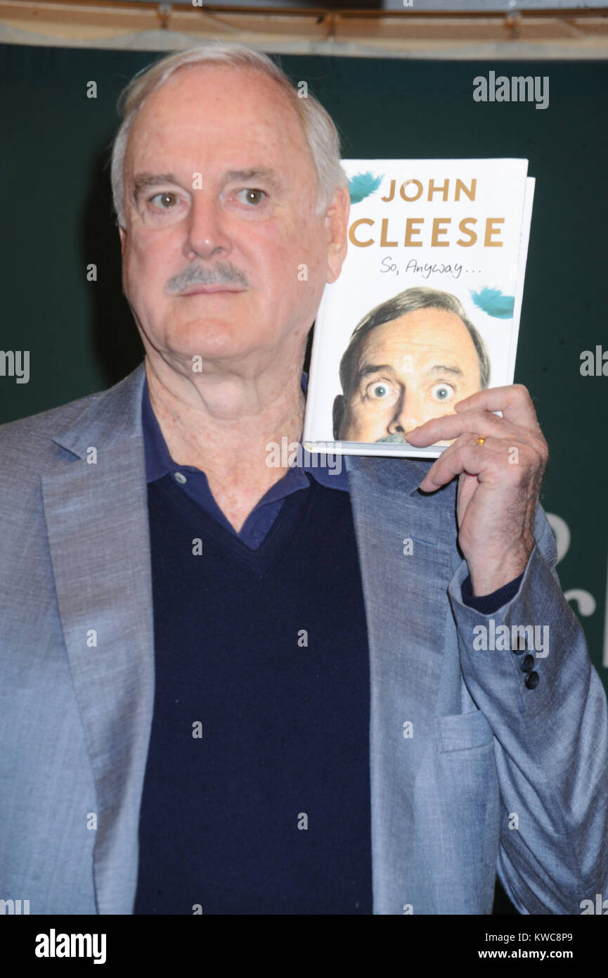 NEW YORK, NY - NOVEMBER 04: Actor/comedian John Cleese signs copies of ...