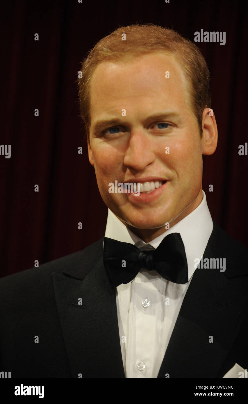 Wax figure prince william hi-res stock photography and images - Alamy