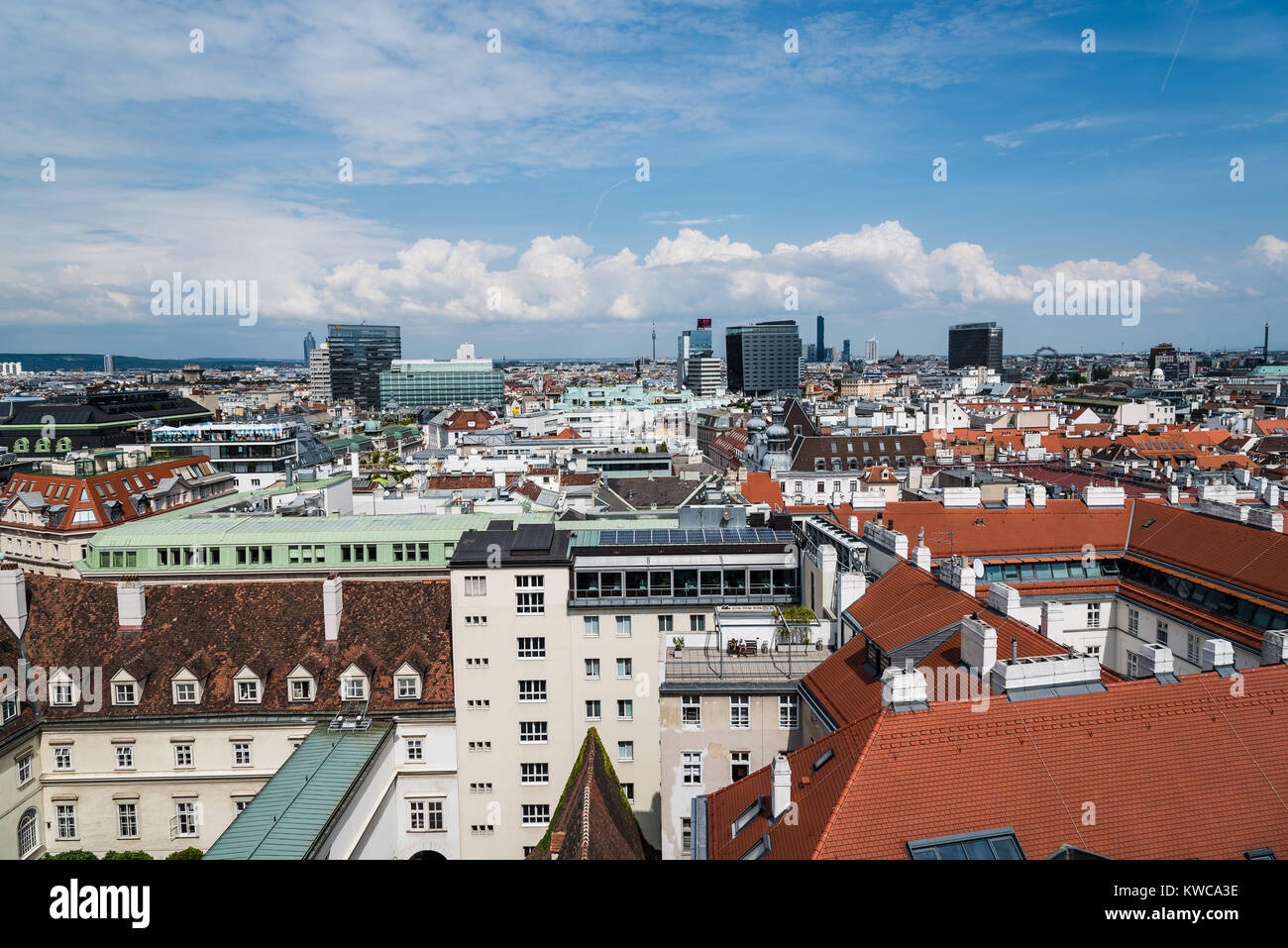 Vienna skyline 2017 hi-res stock photography and images - Alamy