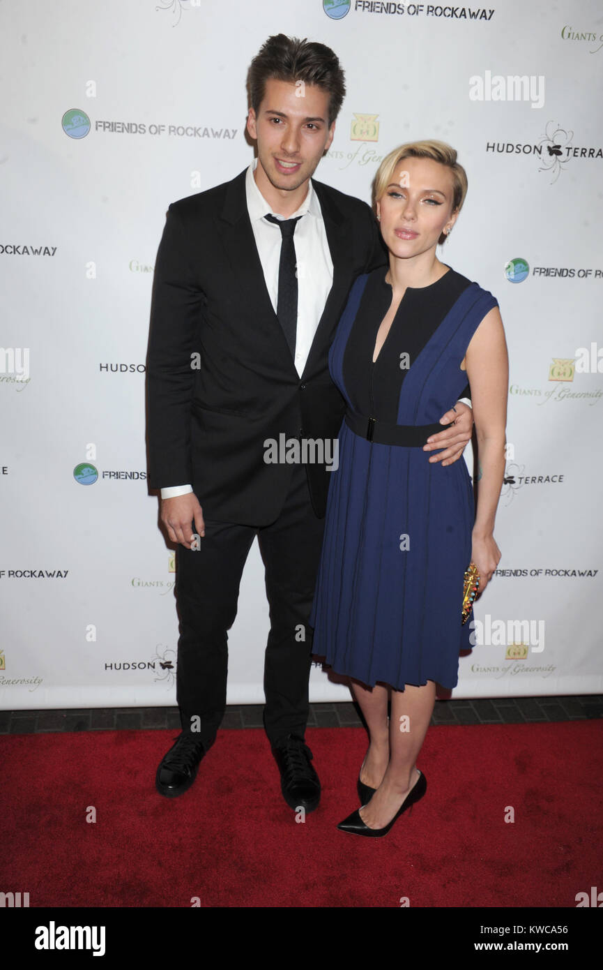 NEW YORK, NY - NOVEMBER 18: Hunter Johansson and Scarlett Johansson ...