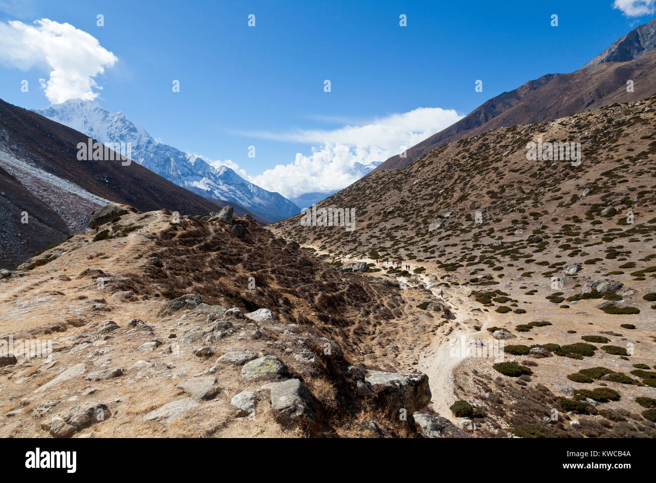 Himalayas, Nepal, Nov 2017 -Dingboche village 4000 m above the sea ...