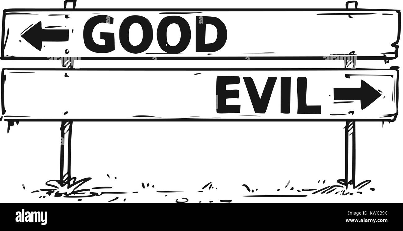 Good And Evil Sign