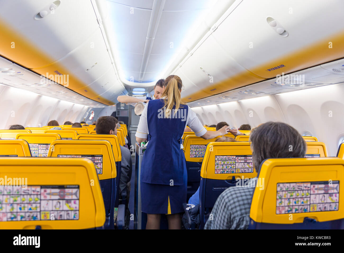 Ryanair stewardess hi-res stock photography and images - Alamy