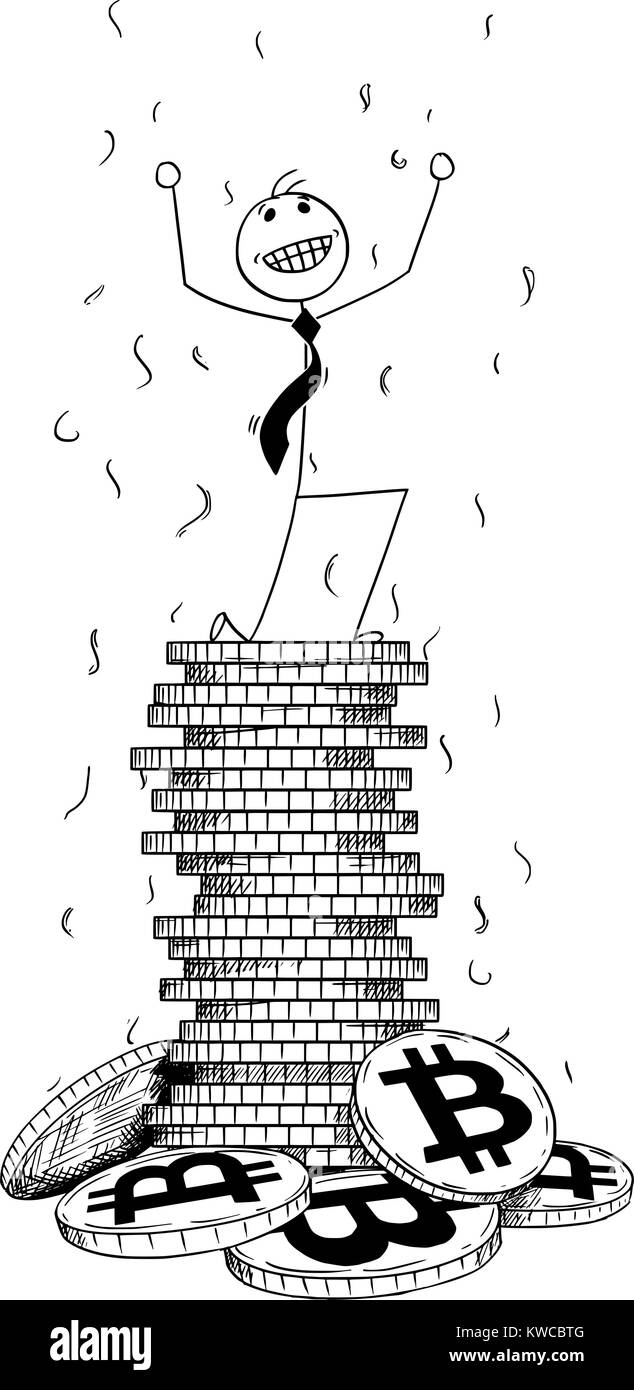 Business concept businessman digital Black and White Stock Photos ...