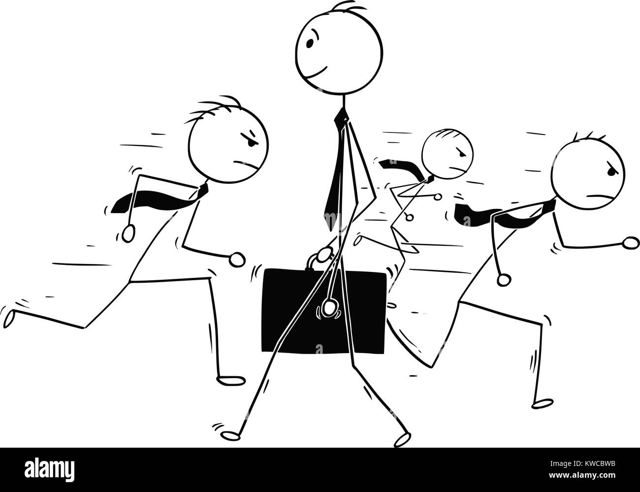 Animated Stick Man Standing