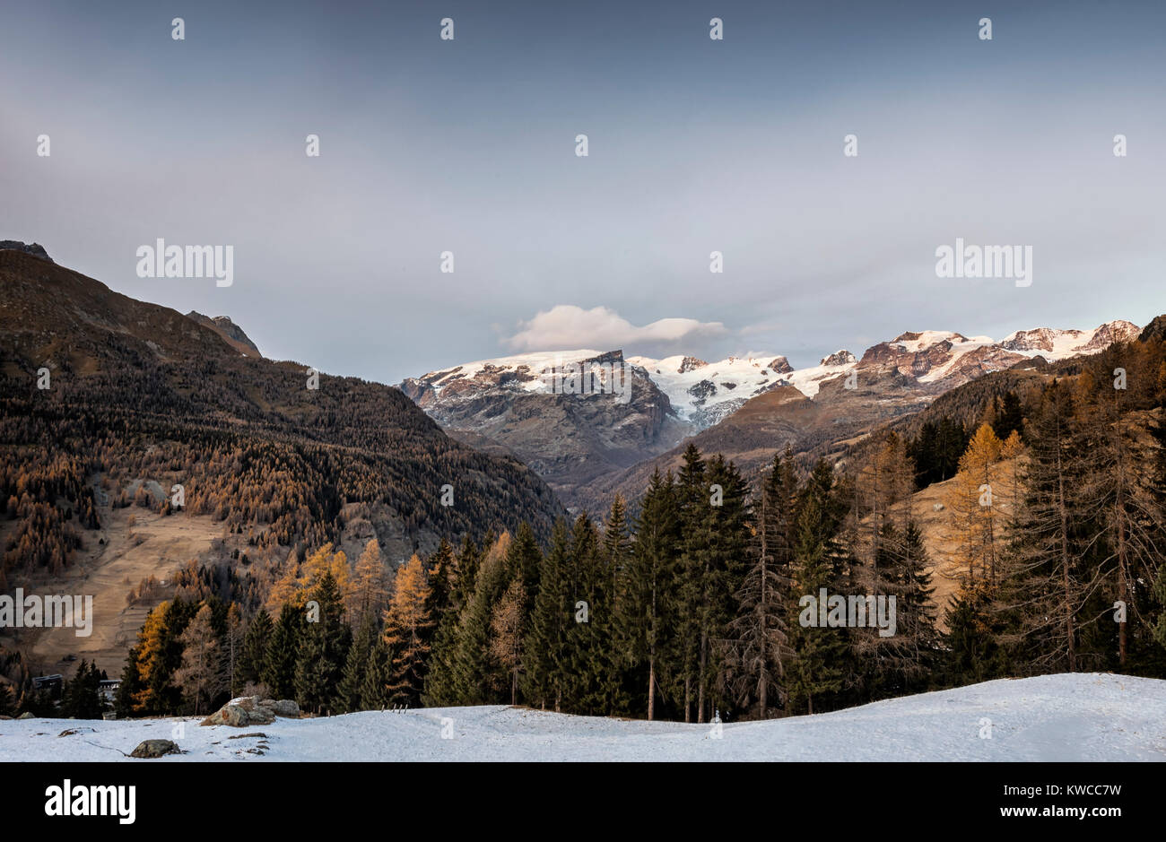 Mount Rosa, Alps Stock Photo - Alamy