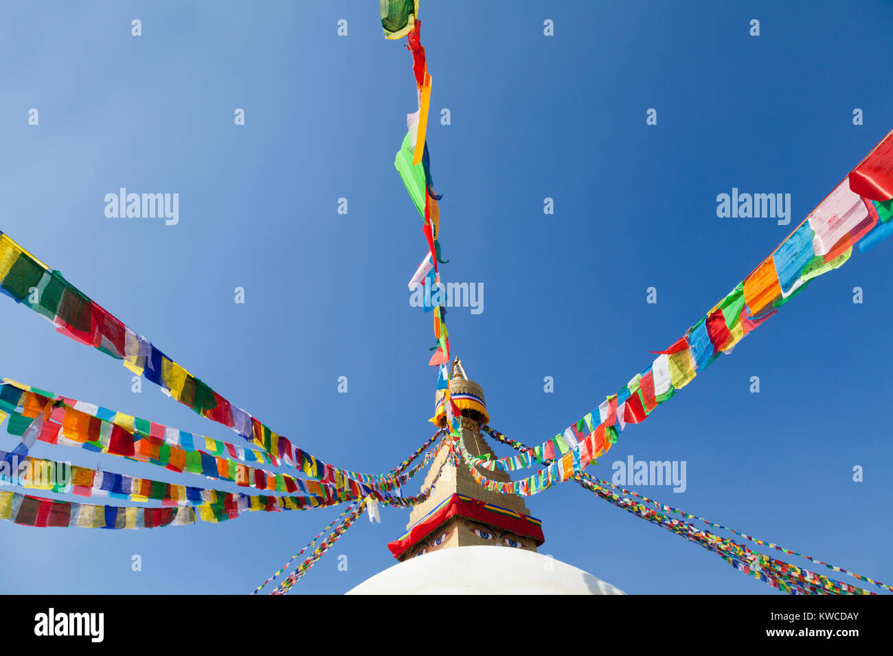 People practicing Buddhism in Nepal Stock Photo - Alamy