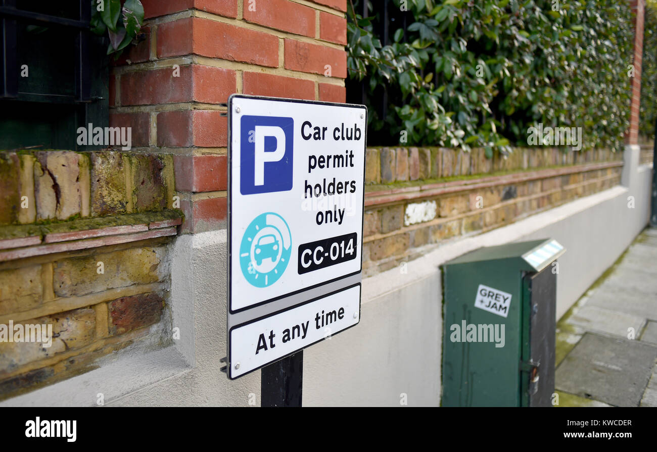 Permit holder car parking hi-res stock photography and images - Alamy
