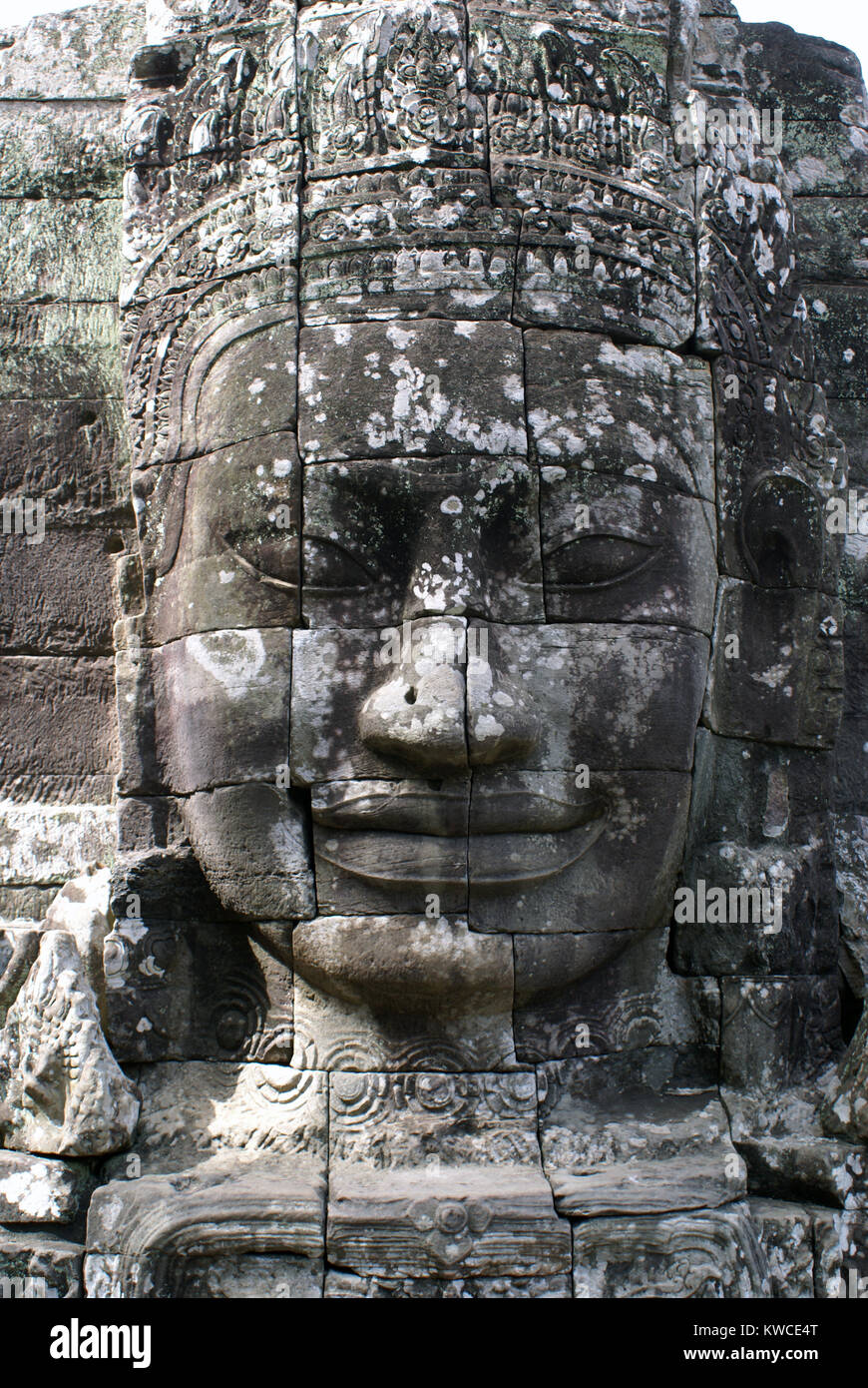 Khmer god in Bayon temple, Angkor, Cambodia Stock Photo - Alamy