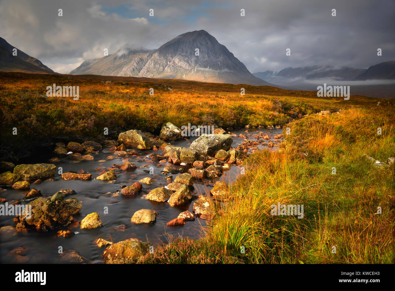 Buachaille Etive Mor at dawn Stock Photo - Alamy