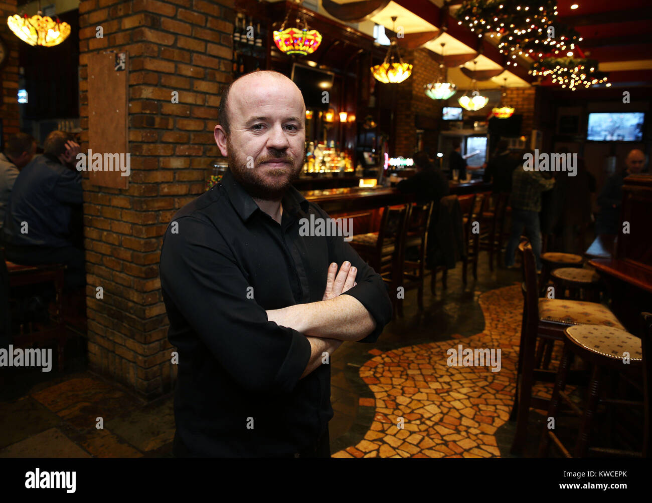 Assistant manager Jason Doyle at the Speaker Connolly pub in the ...