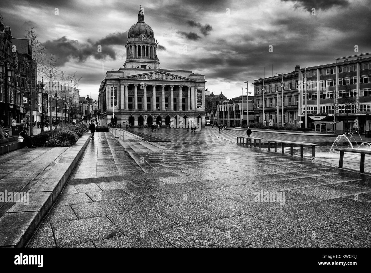 Nottingham Black and White Stock Photos & Images - Alamy