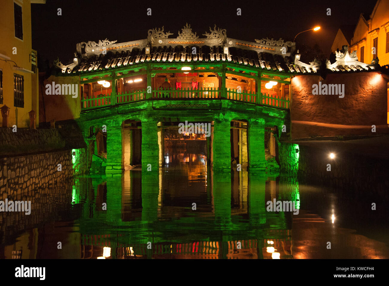 Japanese covered bridge, Hoi An, Vietnam Stock Photo - Alamy