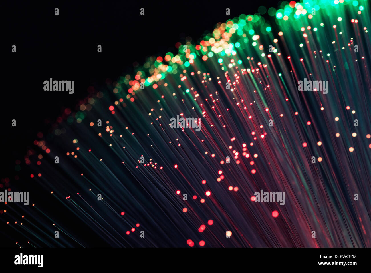 color fiber optical background on black, Fiber optics lights abstract ...