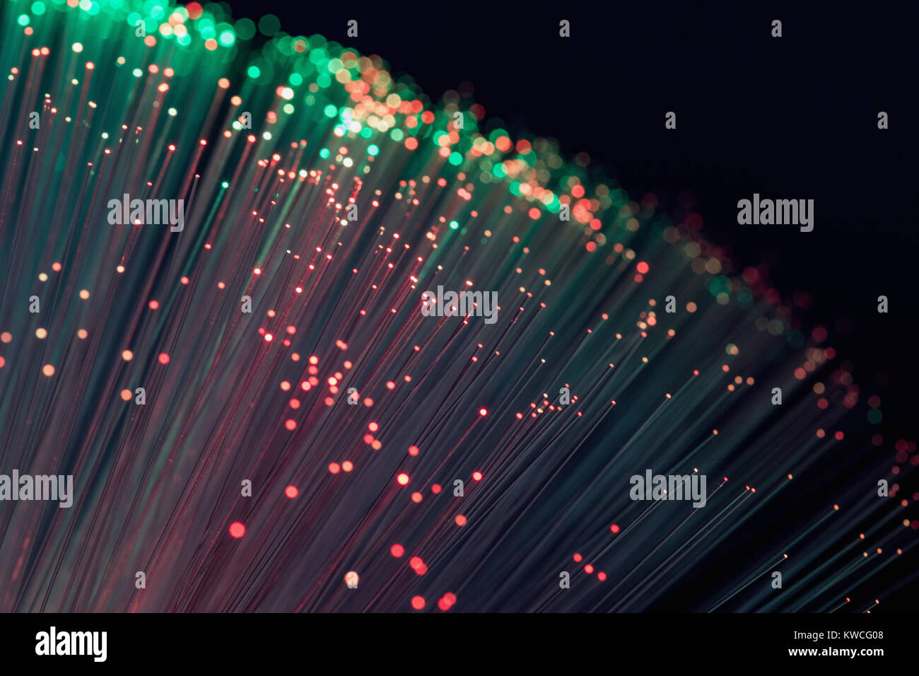 color fiber optical background on black, Fiber optics lights abstract ...