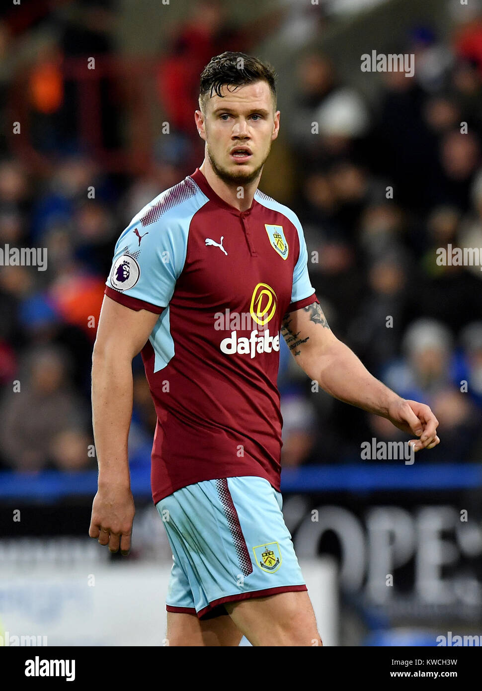 Burnley's Kevin Long Stock Photo - Alamy