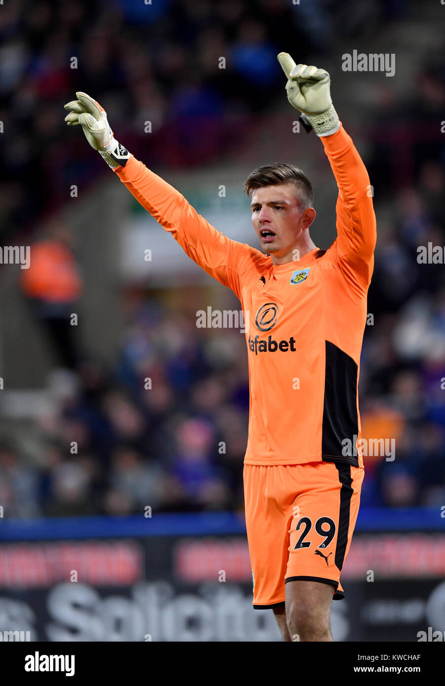 Burnley goalkeeper Nick Pope Stock Photo - Alamy