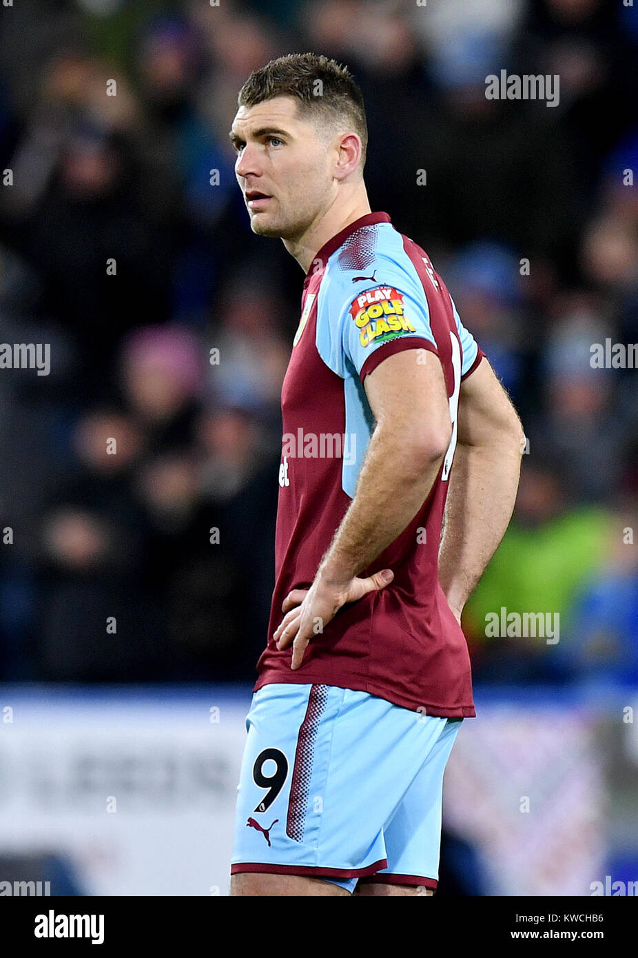 Burnley's Sam Vokes Stock Photo - Alamy
