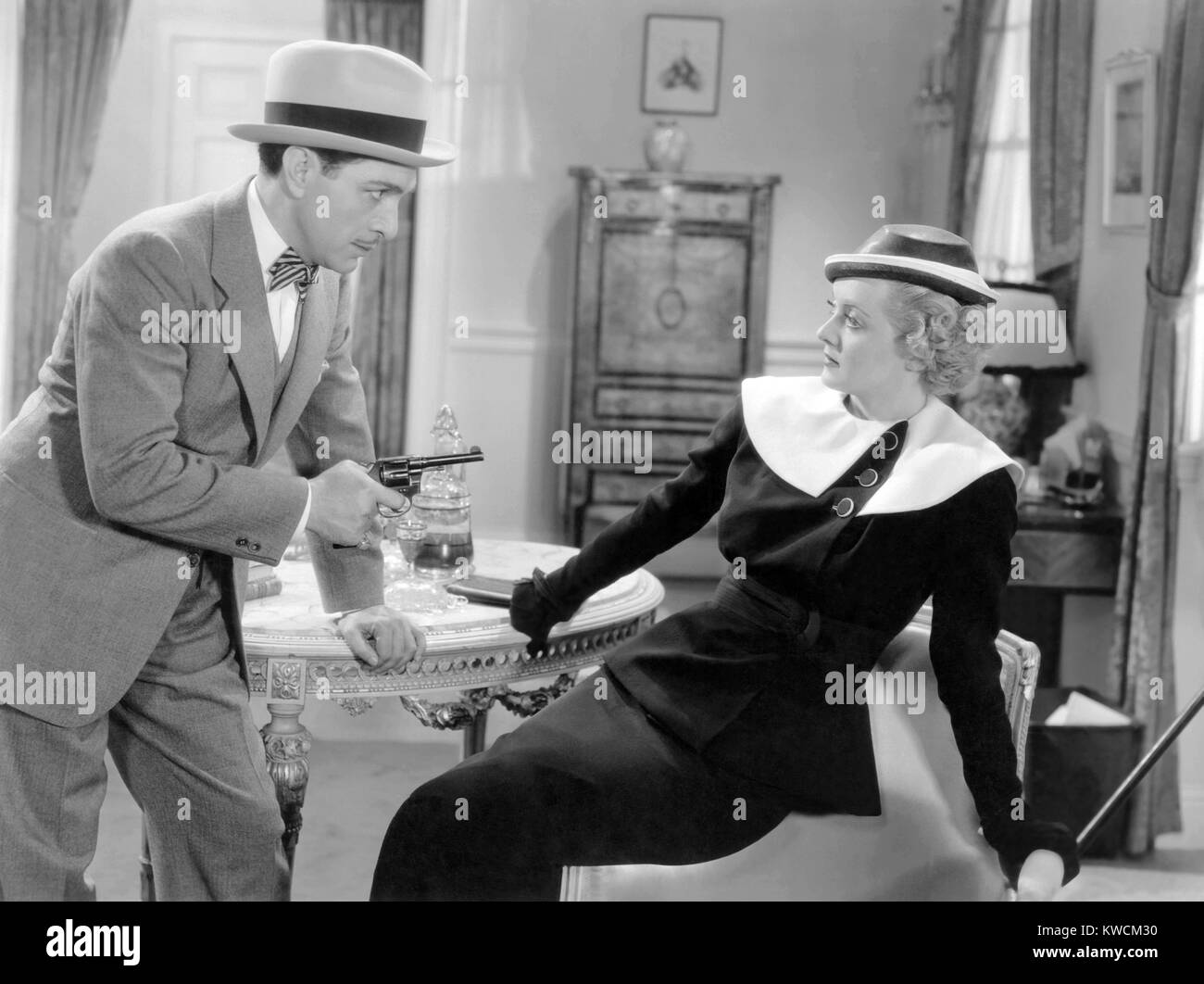 FRONT PAGE WOMAN, from left: J. Carrol Naish, Bette Davis, 1935 Stock ...