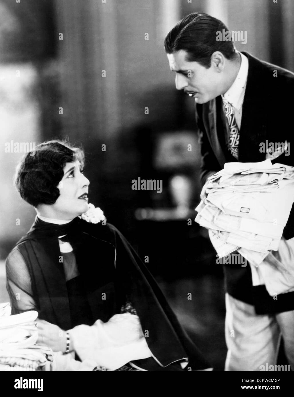 THE GREAT GATSBY, from left, Lois Wilson, Warner Baxter, 1926 Stock ...