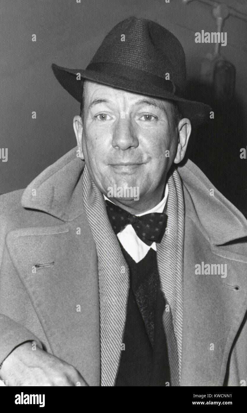 Noel Coward, English playwright, composer, director, and actor in 1949 ...