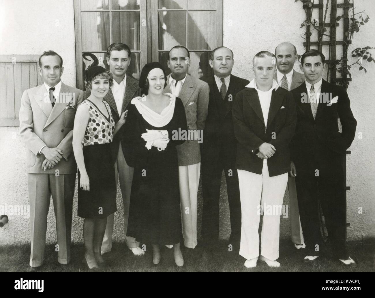 Movie stars and executives of United Artist Corporation. Ca. Nov. 10 ...