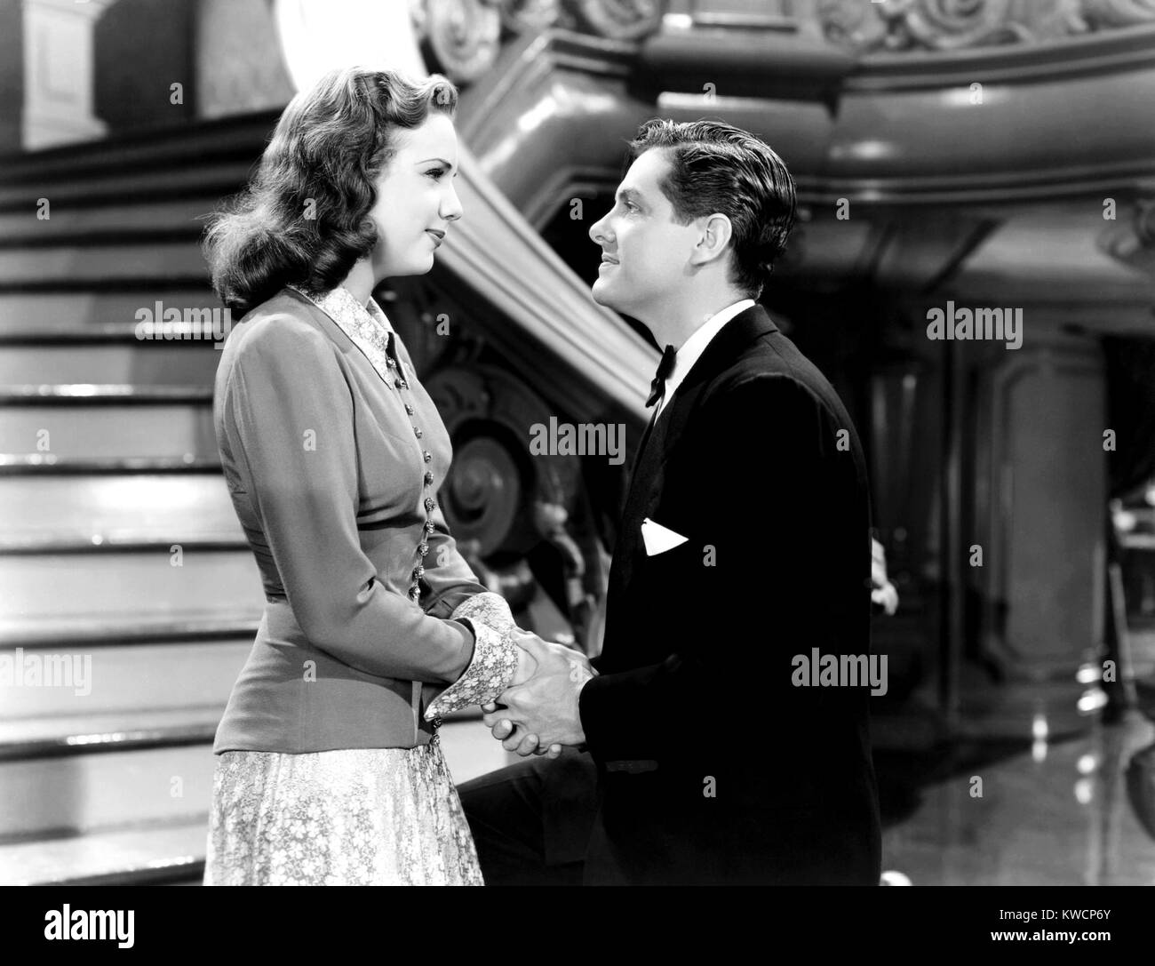 IT STARTED WITH EVE, from left, Deanna Durbin, Robert Cummings, 1941 ...
