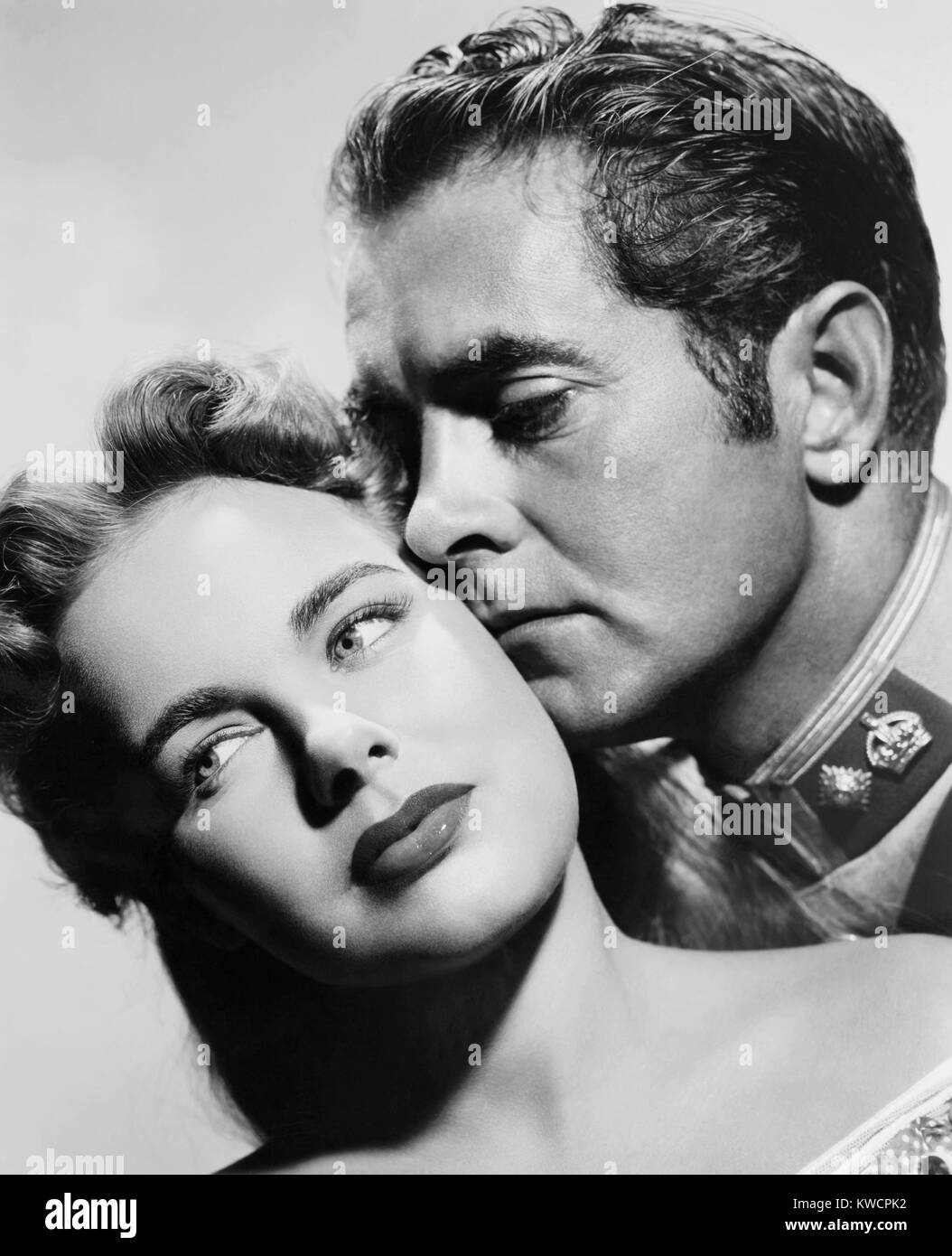 KING OF THE KHYBER RIFLES, from left: Terry Moore, Tyrone Power, 1953 ...