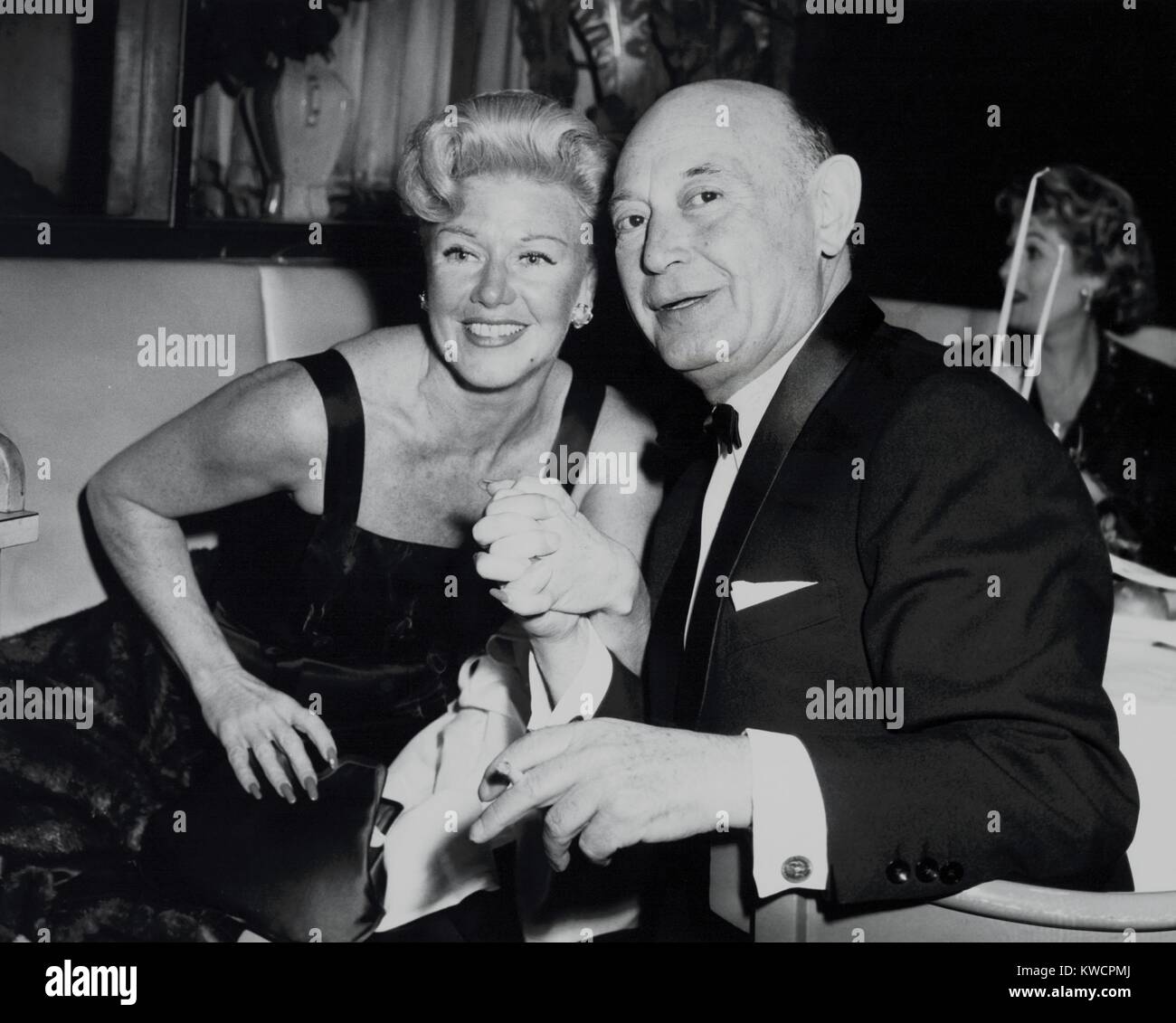 Boris Morros posing with Ginger Rogers at the Harwyn Club in NYC, Nov ...
