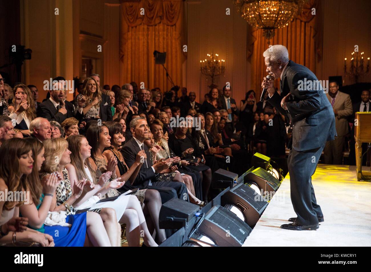 Eddie Floyd sings 'Knock On Wood' during 'In Performance at the White ...