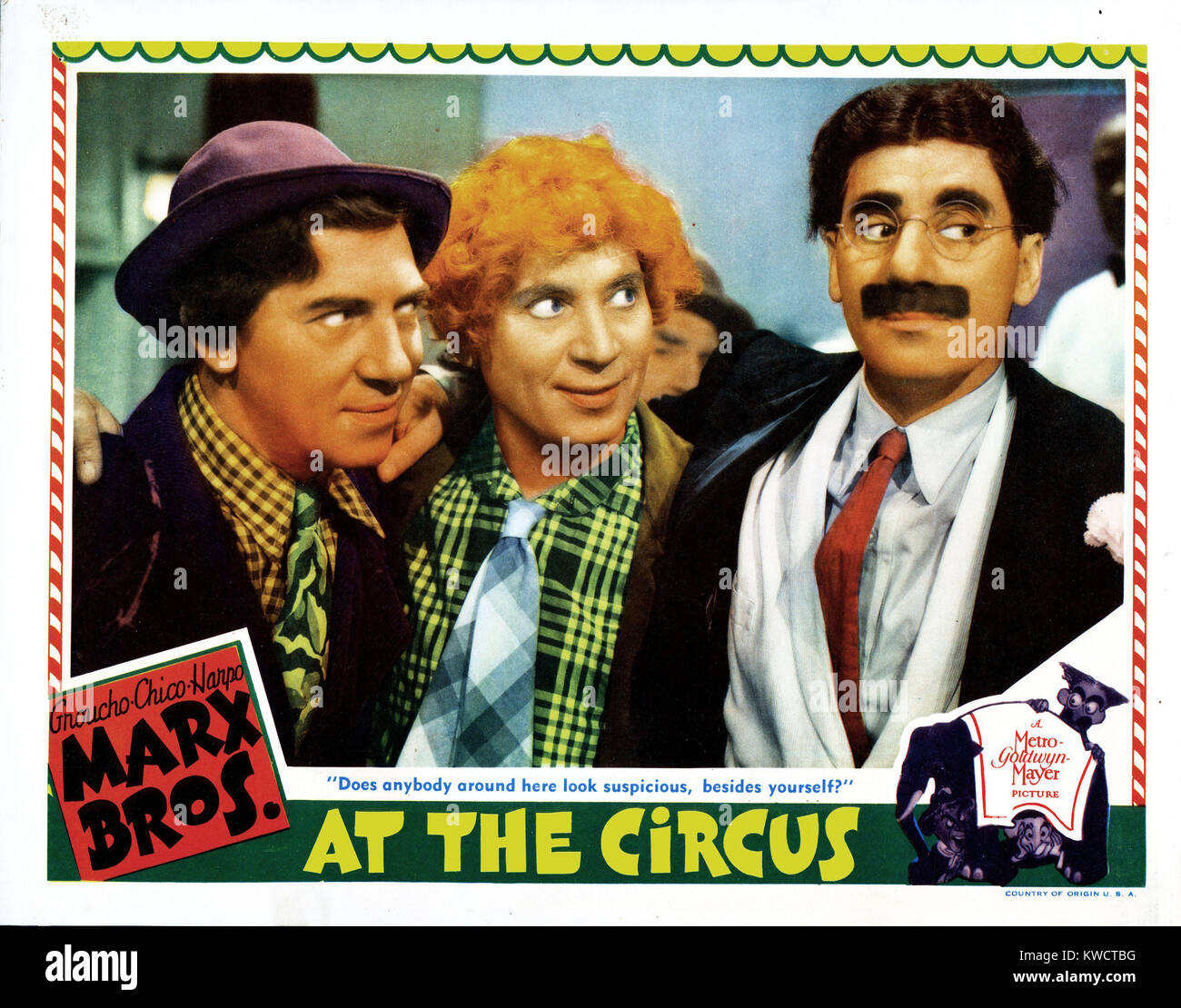 AT THE CIRCUS, from left: Chico Marx, Harpo Marx, Groucho Marx, 1939 ...