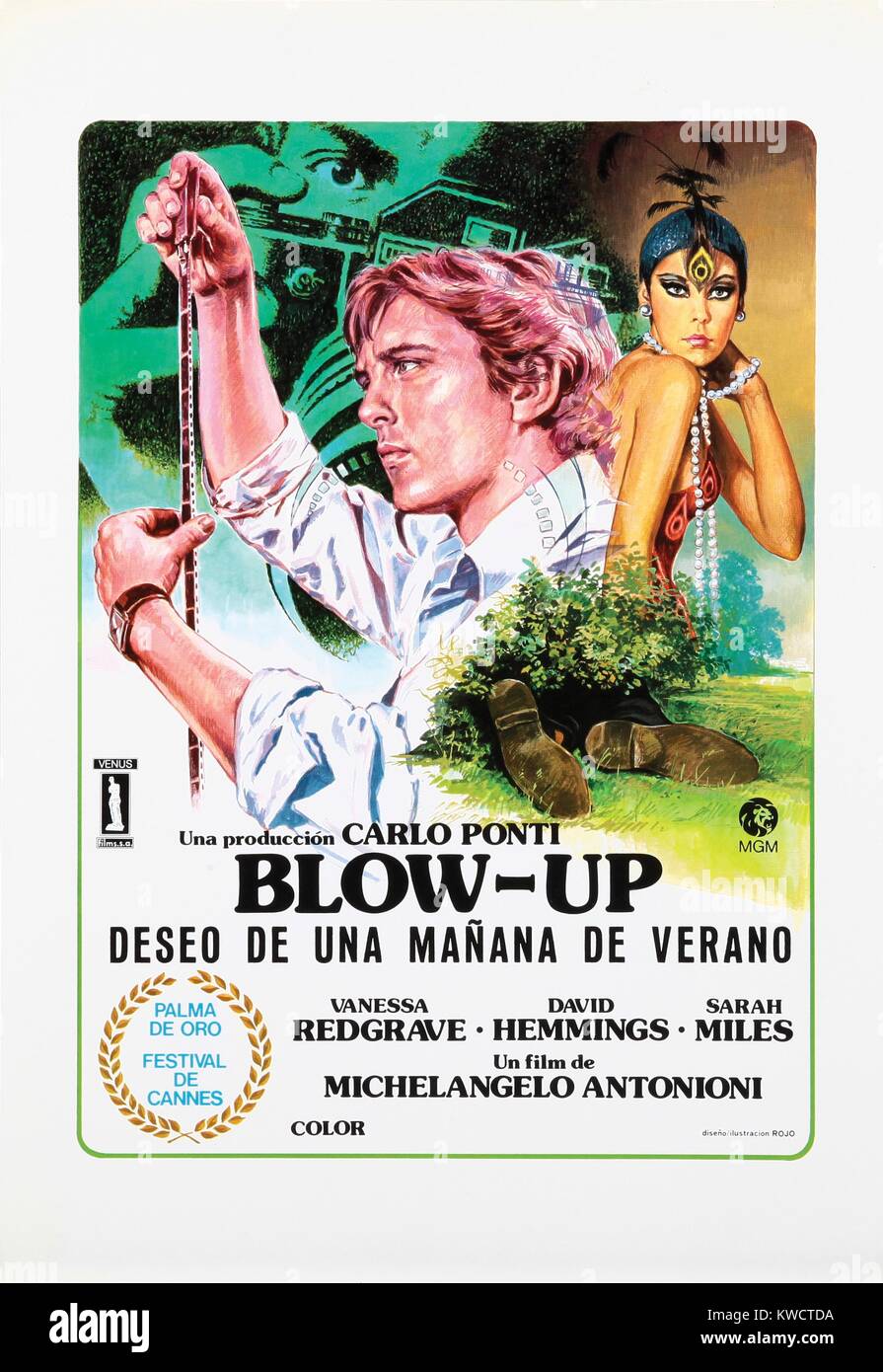 BLOWUP, (aka BLOW-UP), from left: David Hemmings, Peggy Moffitt on ...