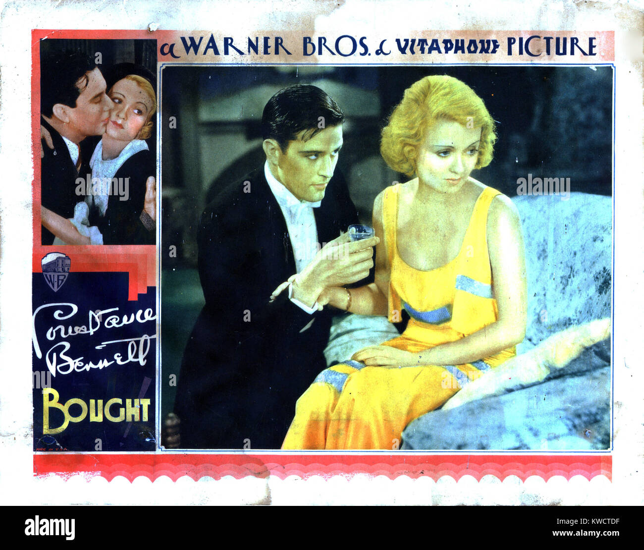 BOUGHT!, from left, Ben Lyon, Constance Bennett, 1931 Stock Photo - Alamy